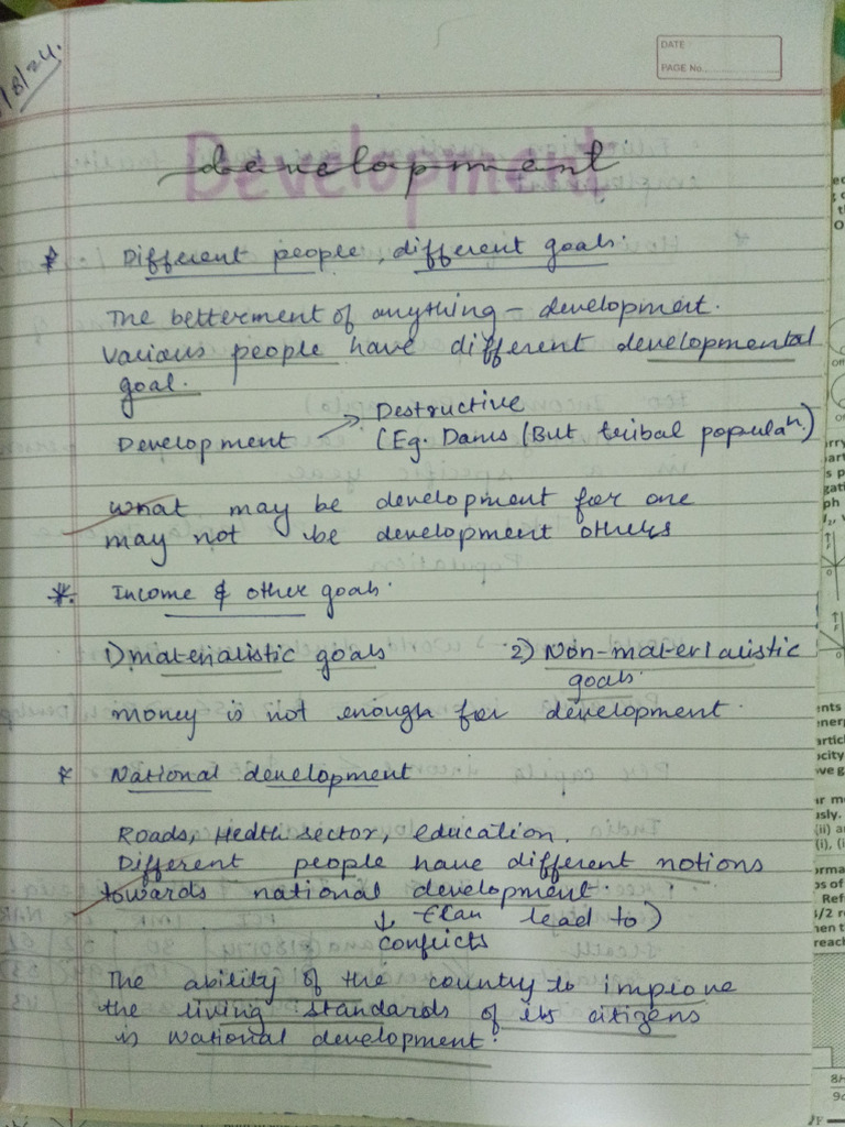 handwriiten topper notes development_ | PDF