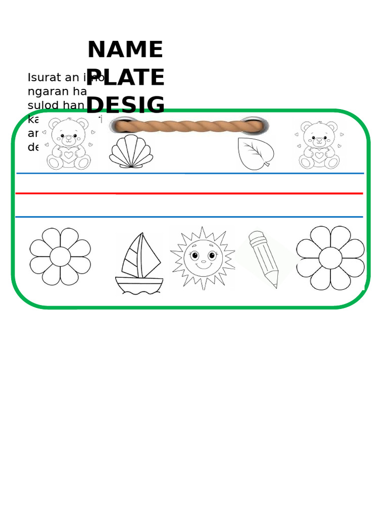 Name Plate Designing | PDF