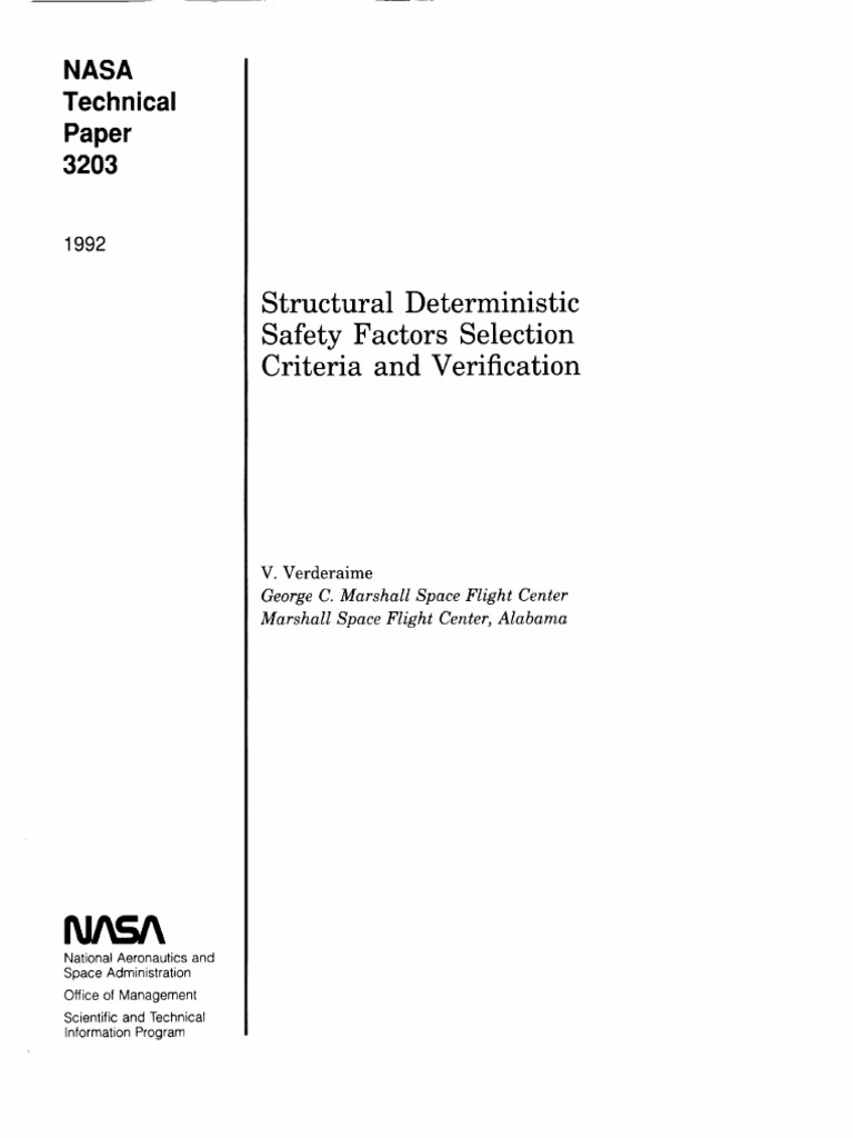 Factor de Seguridad NASA | PDF | Deformation (Engineering) | Strength ...