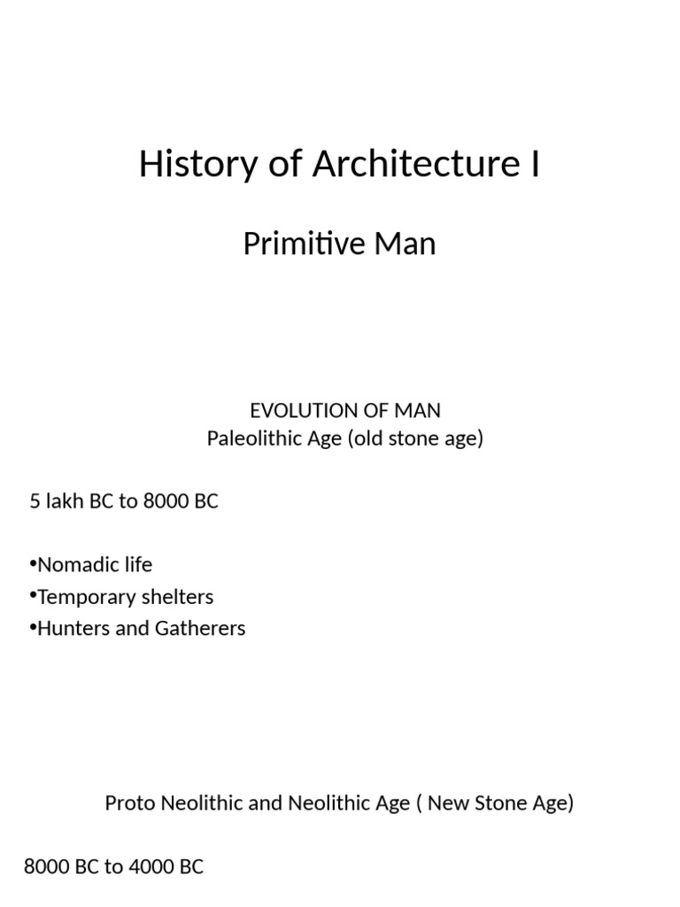 History of Architecture I | PDF | Neolithic | Stonehenge
