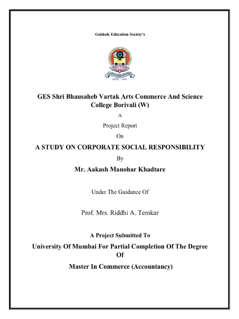 Aakash Khadtare 16 MCOM | PDF