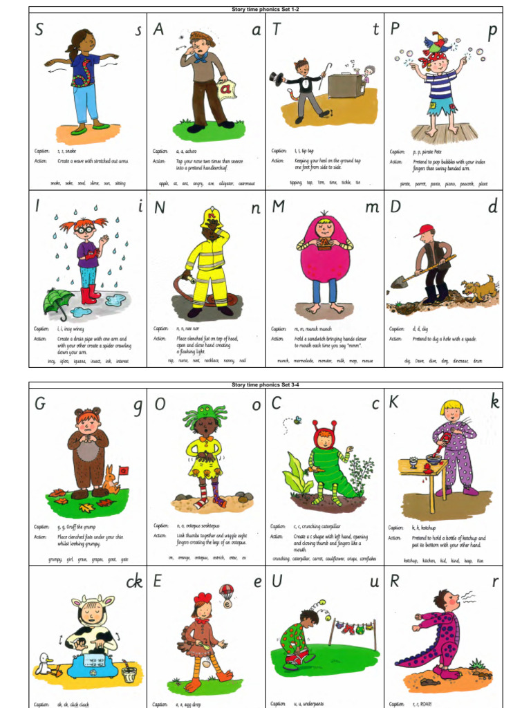 Story Time Phonics Sets 1-4 Guide | PDF