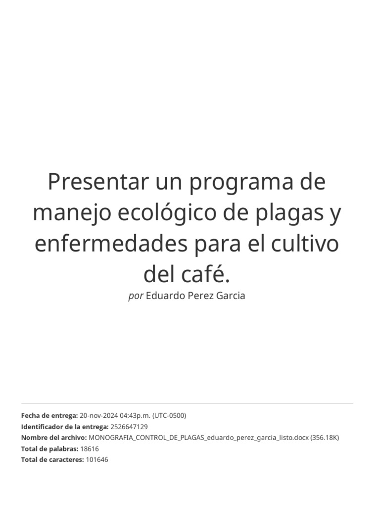 informe de similitud eduardo perez | PDF