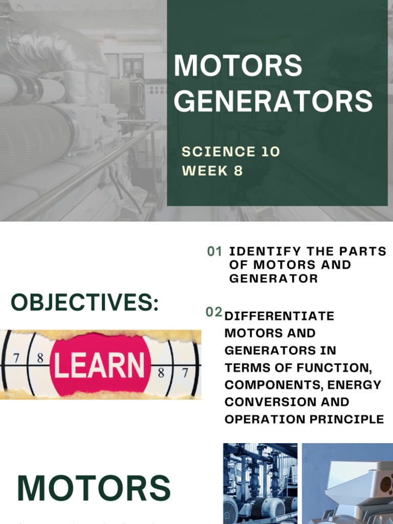 Motors and Generators | PDF
