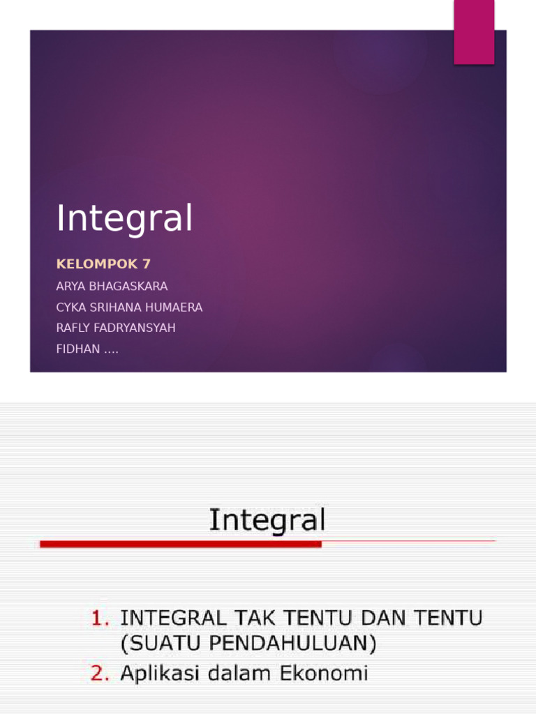 KEL 7-MATBIS-INTEGRAL | PDF