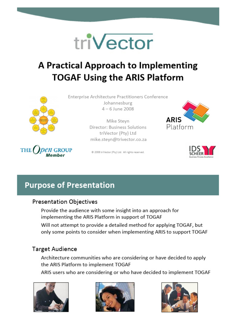 Implementing TOGAF with ARIS Guide | PDF | Information Management | Computing