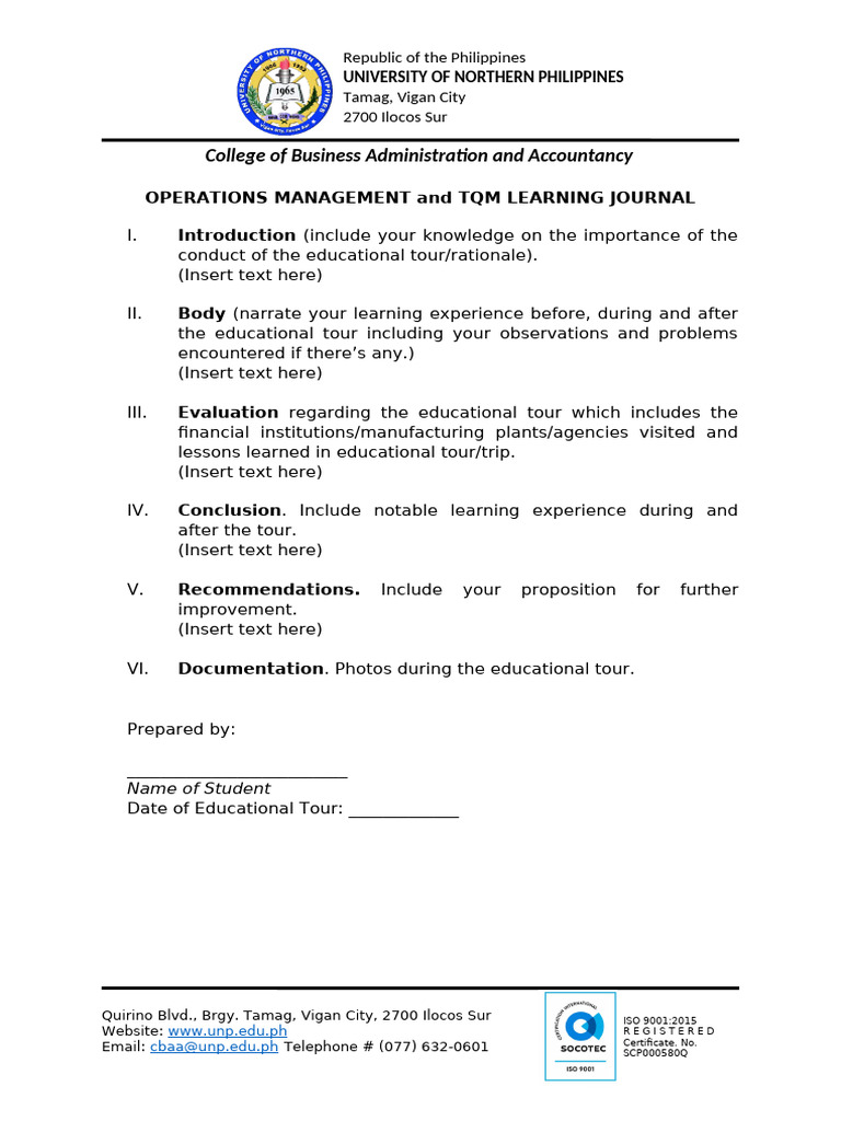 Learning-Journal | PDF