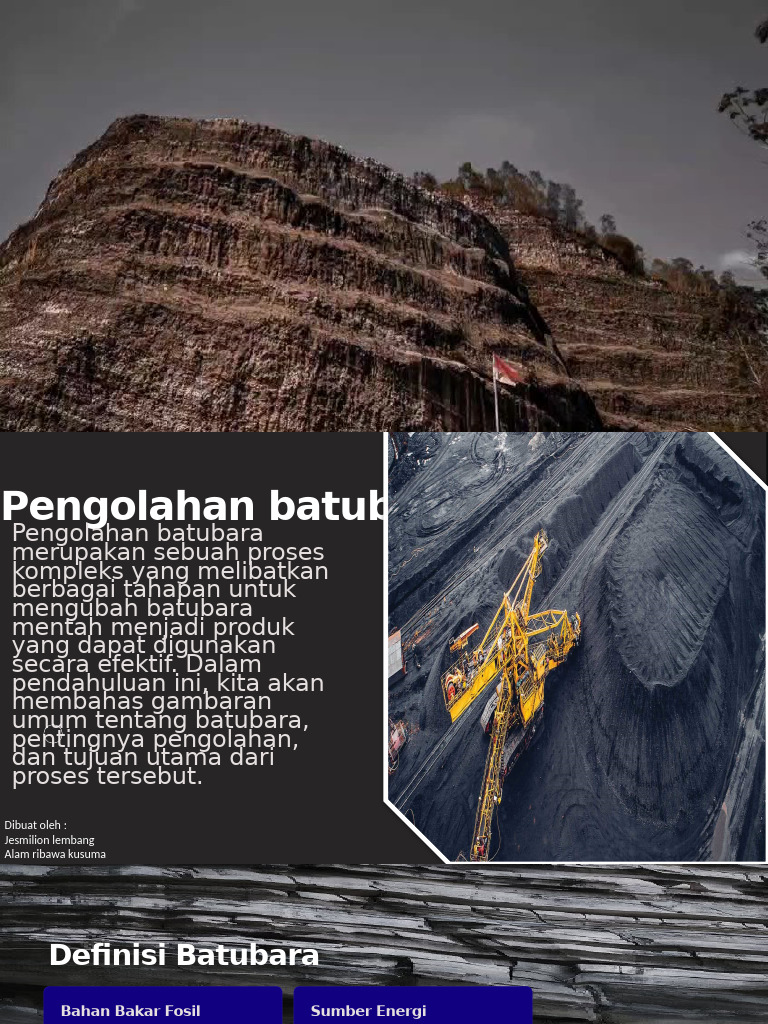pengolahan batubara | PDF