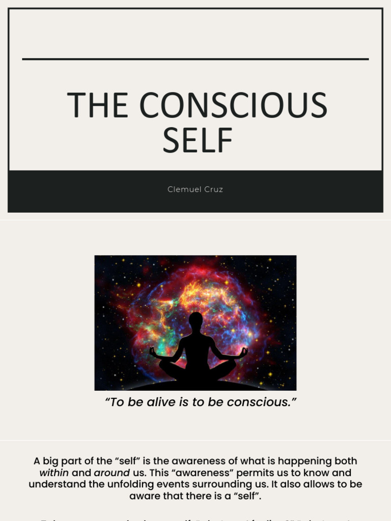 The Conscious Self | PDF | Sleep | Stimulant