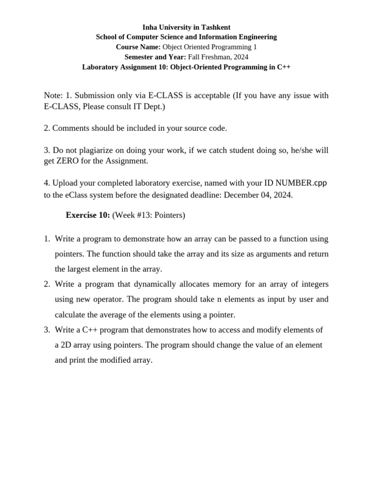 Lab Assignment #10 | PDF