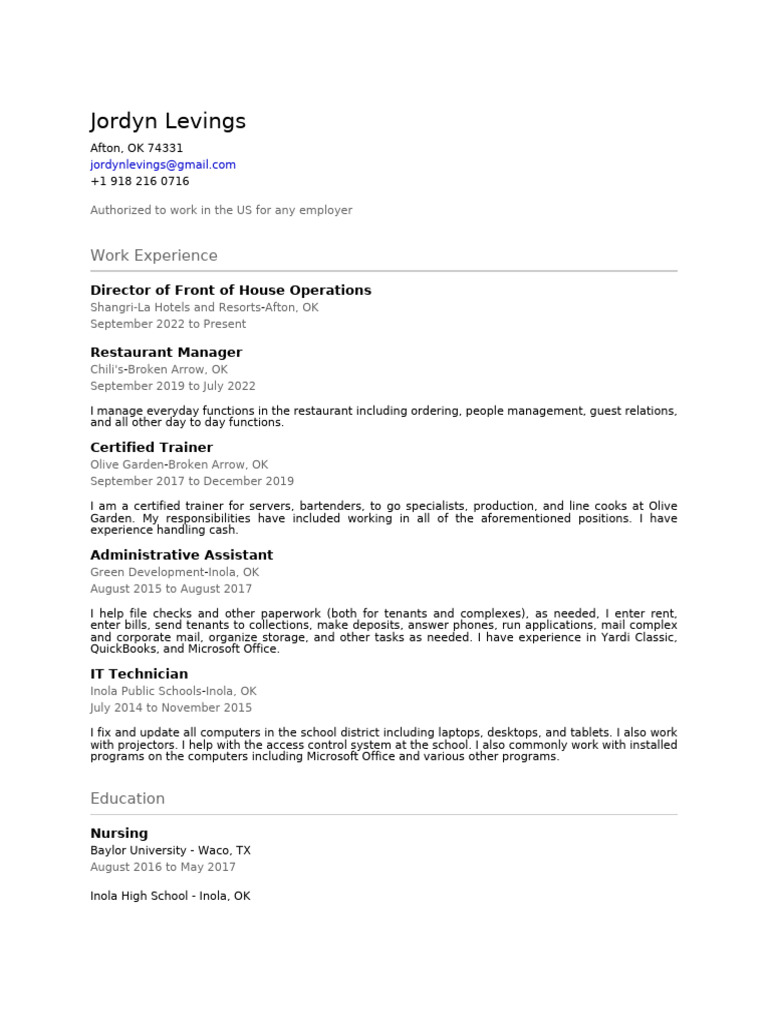 Jordyn Levings | PDF