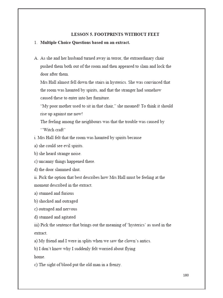 101 - Footprints Without Feet | PDF