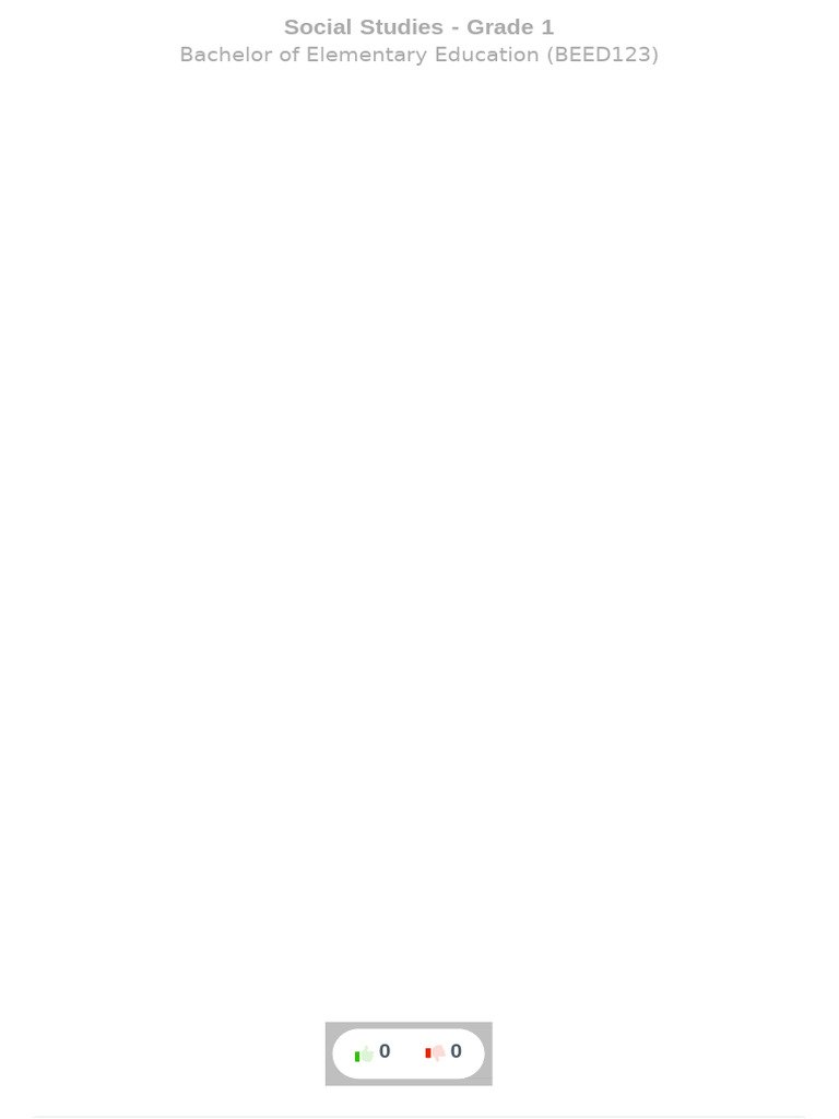 Social Studies Grade 1 - Compress | PDF | Physician | Police Officer