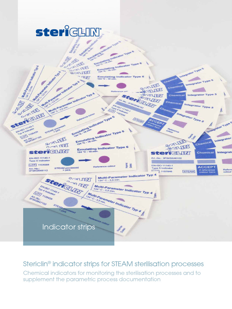 Brochure Indicators Stericlin (Chemical Indicator) | PDF ...