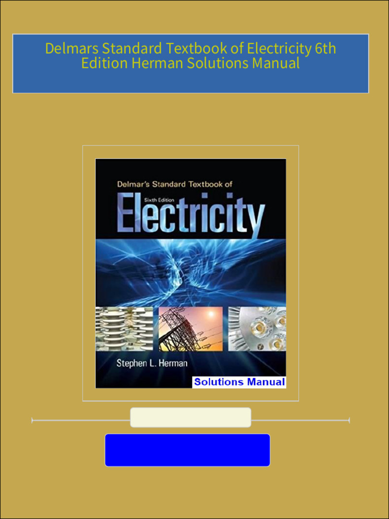 Complete Answer Guide for Delmars Standard Textbook of Electricity 6th ... Complete Answer Guide for Delmars Standard Textbook of Electricity 6th ...