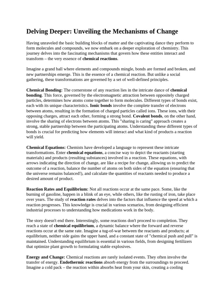 Delving Deeper (Part 02 of Chemistry) | PDF | Chemical Bond | Chemistry