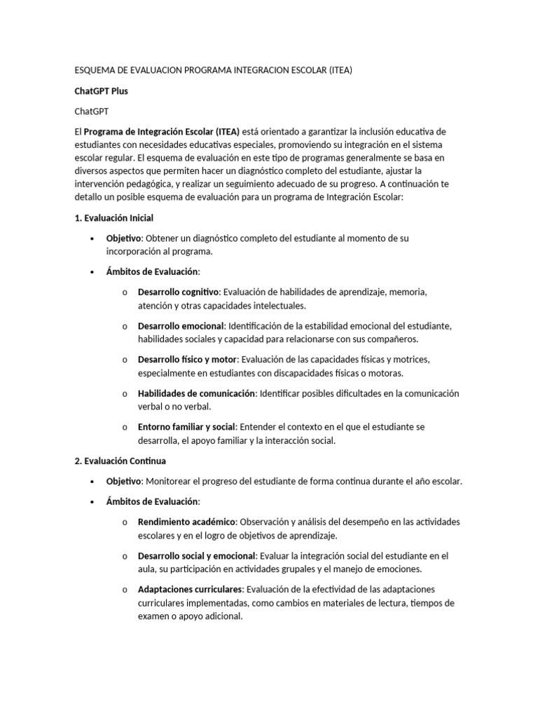 Itea 2024 | PDF | Evaluación | Las emociones
