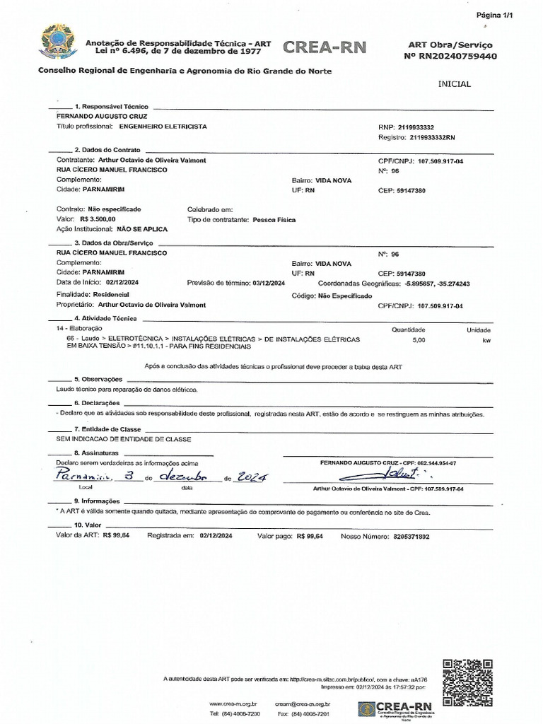 Cosern - Art Assinada | PDF