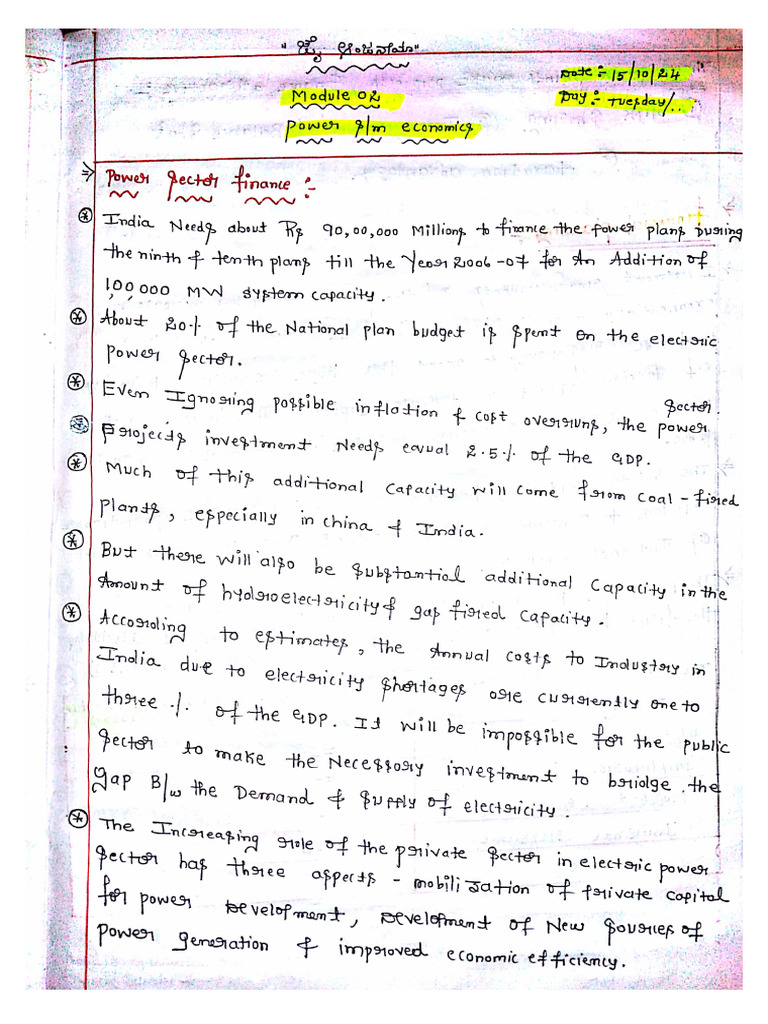PSP 21EE731-MODULE 2 Note | PDF
