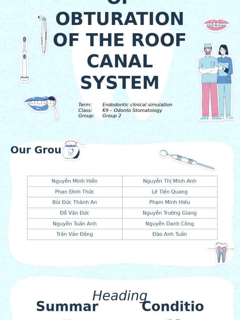 Root Canal System Obturation Guide | PDF | Dental Composite | Dentistry ...