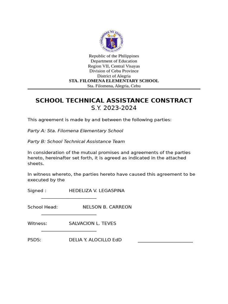 Technical Assistance Report | PDF