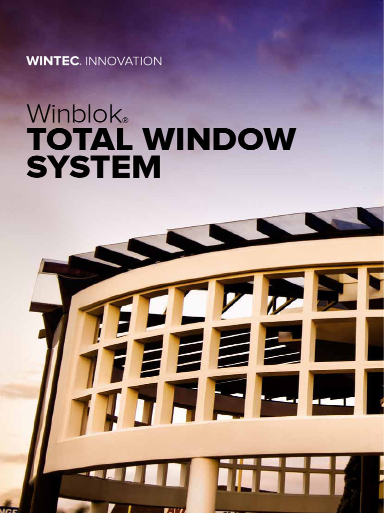 Wintec Innovation Winblok Catalogue | PDF