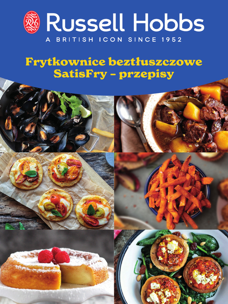 Frytkownice Beztluszczowe Satisfry Przepisy | PDF