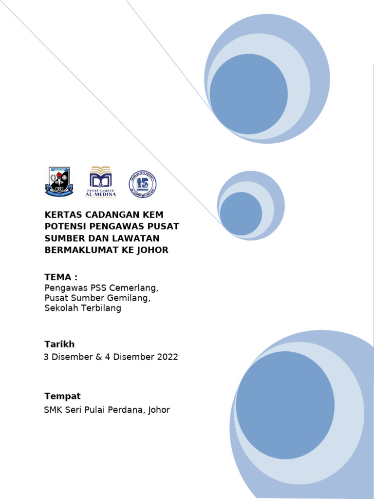 Kertas Kerja Kem Potensi Pps 2022 | PDF