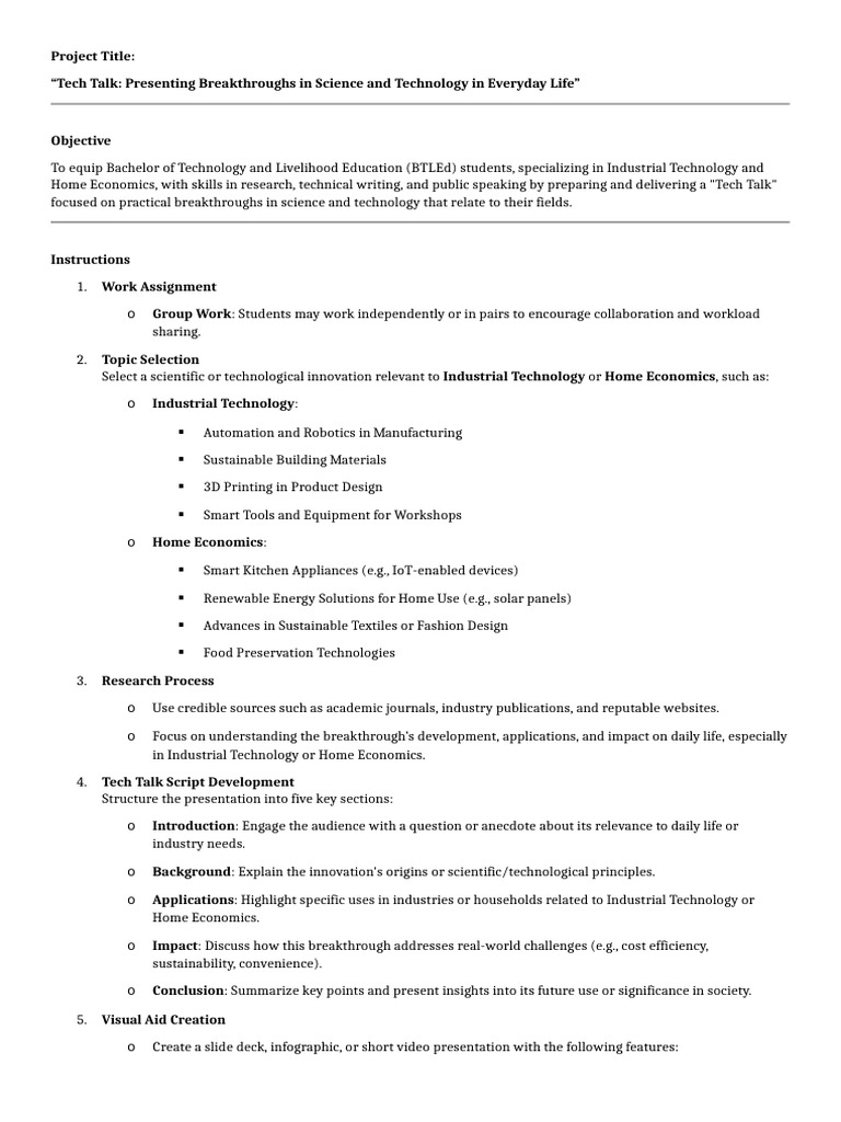 MidTerm-Project-BTLED | PDF | Sustainability | Innovation