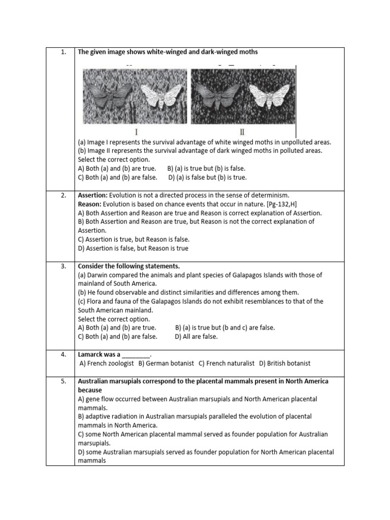 Evolution-2.docx | PDF | Evolution | Natural Selection Evolution-2.docx | PDF | Evolution | Natural Selection
