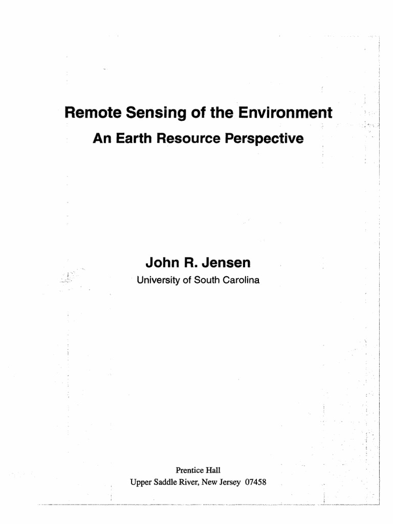 Remote Sensing of The Environment | PDF | Remote Sensing | Aerial ...