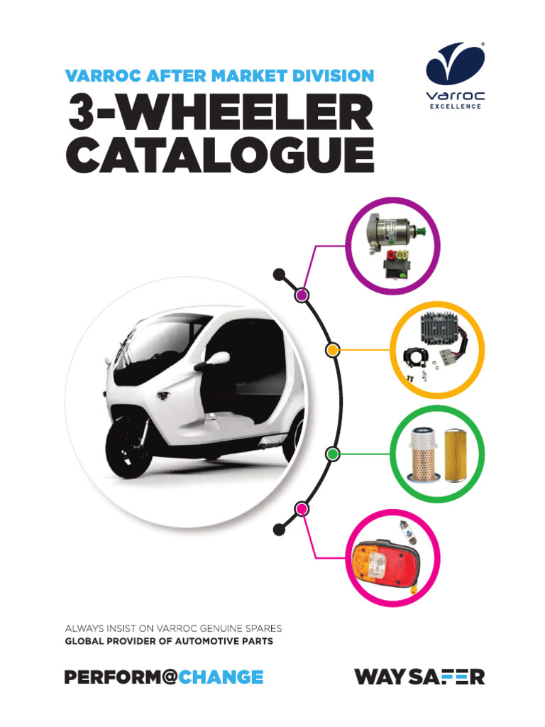 Varroc 3 Wheeler Product Catalogue | PDF
