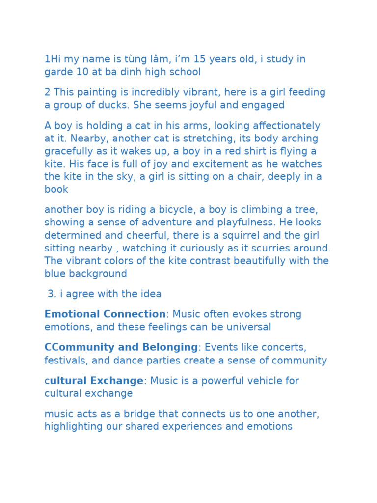 1hi My Name Is Tùng Lâ1 | PDF