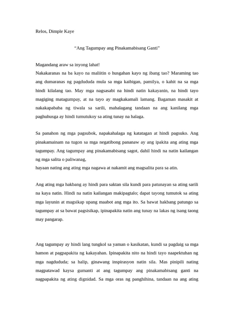 Relos Dimple K | PDF