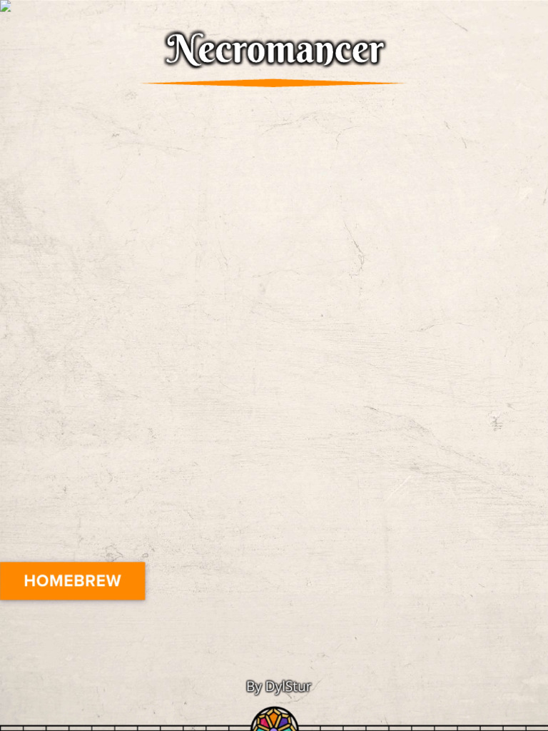 Necromancer | PDF