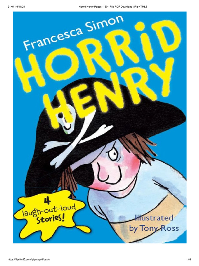 Horrid Henry Pages 1-50 - Flip PDF Download _ FlipHTML5 | PDF ...