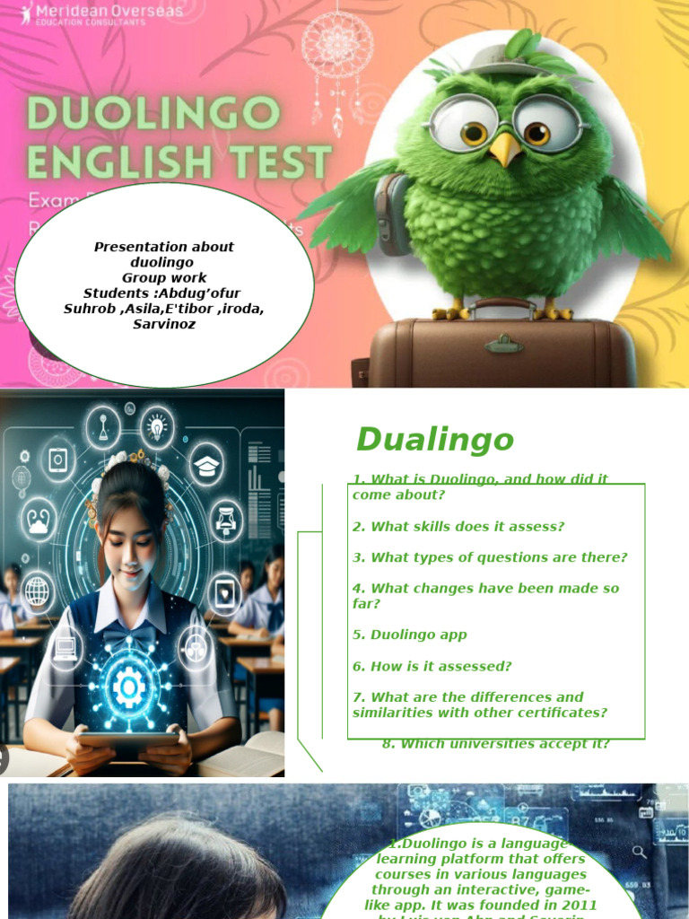 Dualingo Created by Students of 749-22 | PDF | Human Communication ...