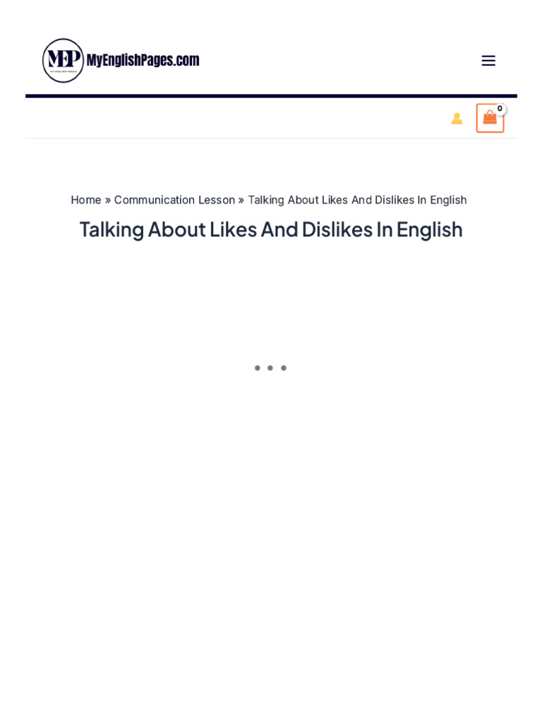 Talking About d Likes And Dislikes In English_ A Comprehensive List Of ...