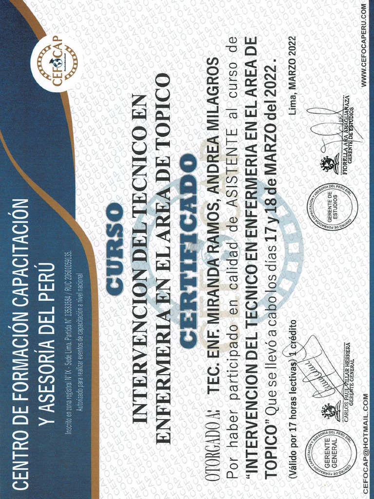 Intervencion en Topico | PDF