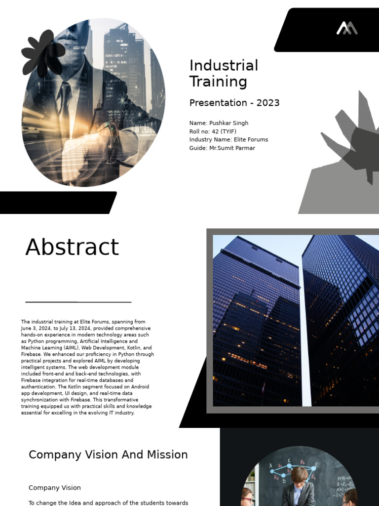 Industrial Training Final Presentation | PDF | Computing | Computer Science