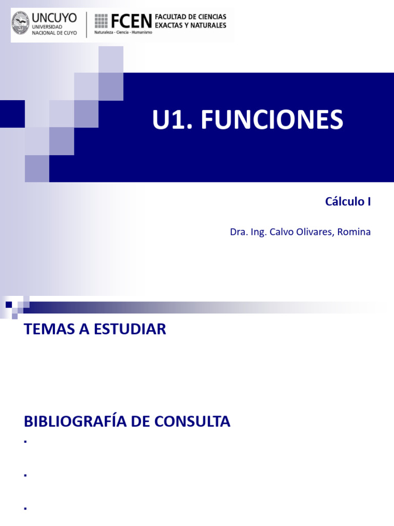 Tema 1_Funciones y Modelos | PDF | Función (Matemáticas) | Variable ...
