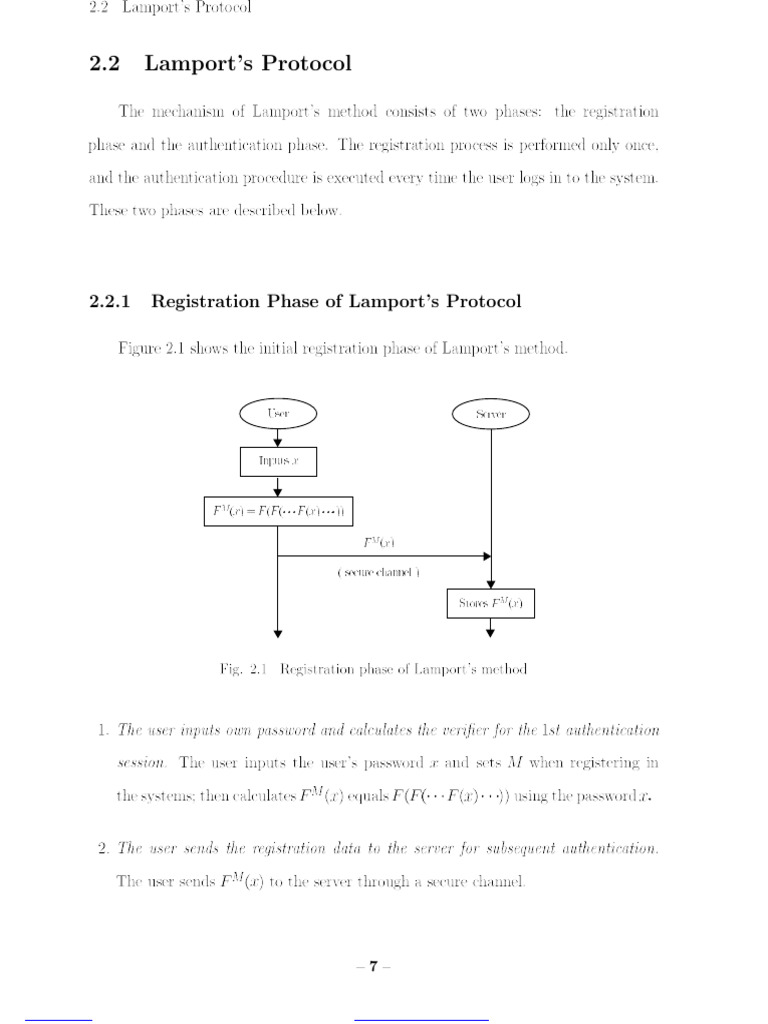 ISS Lamport's Protocol | PDF