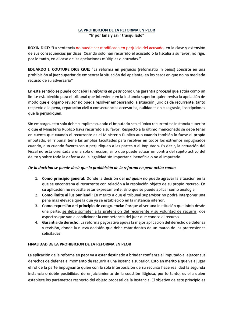 Resumen - Reforma Peyorativa | PDF | Justicia | Crimen y violencia