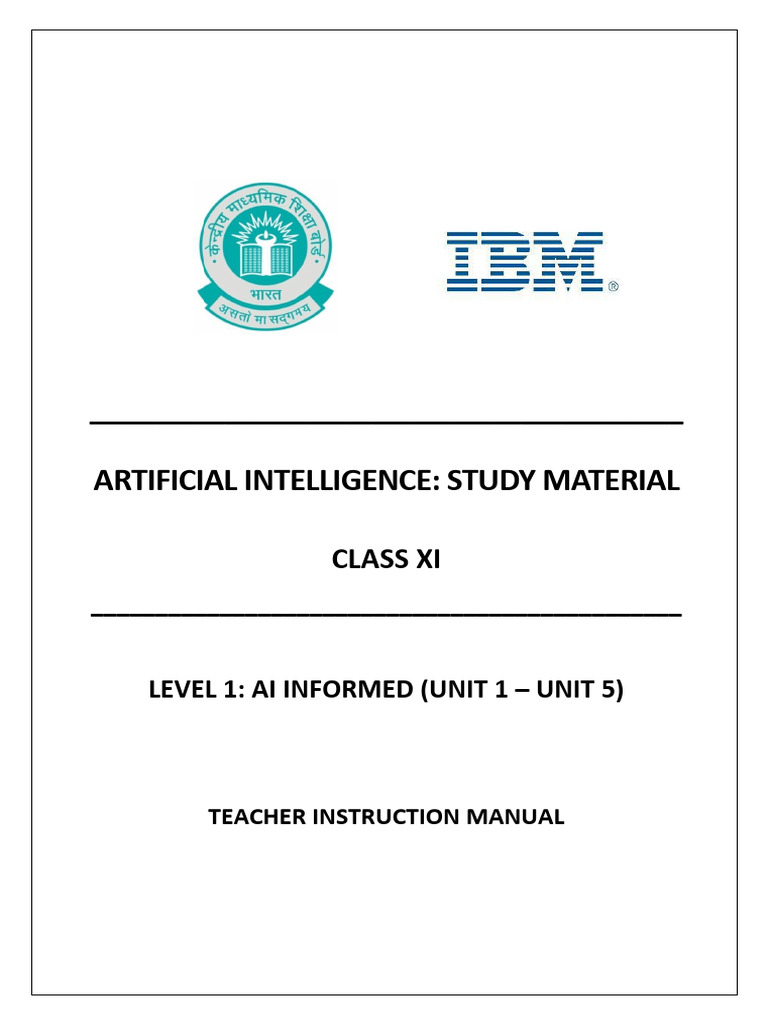 843-Skill Handbook AI Class XI | PDF | Machine Learning | Deep Learning