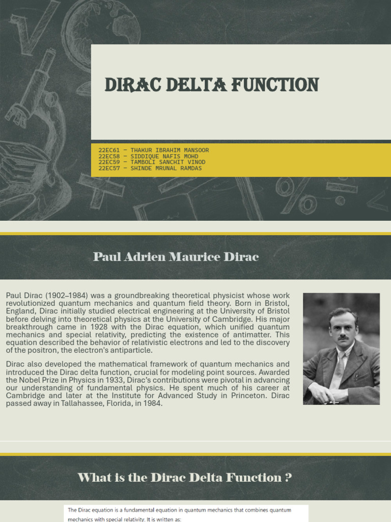 Dirac Delta Function | PDF | Field (Physics) | Force