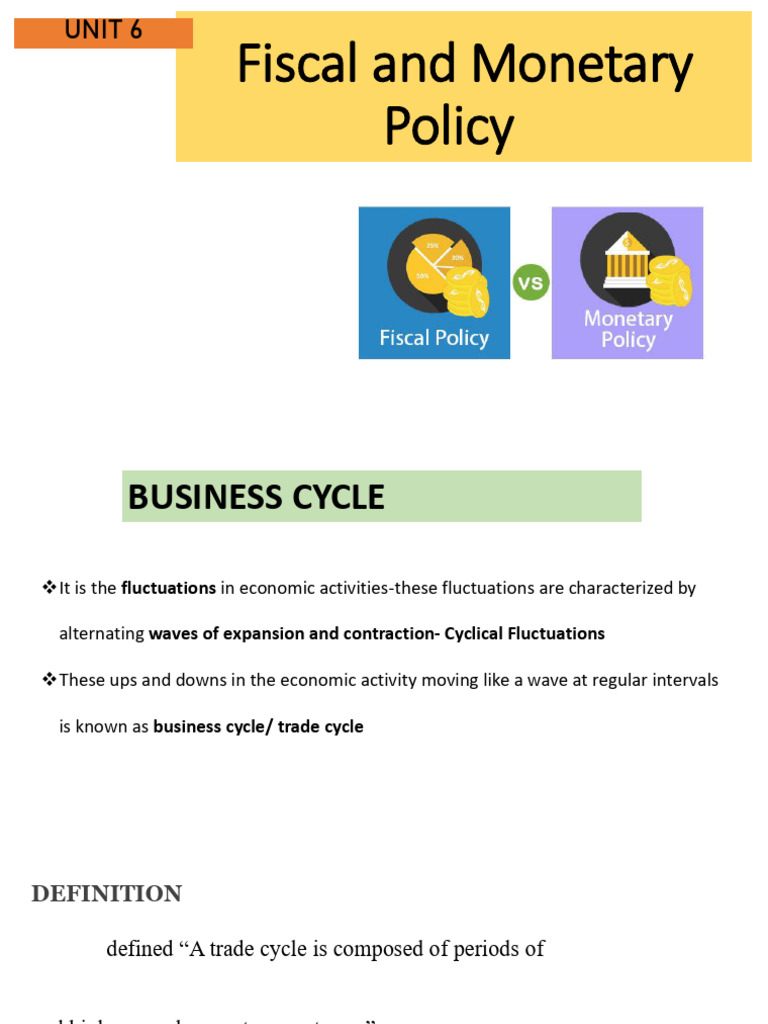 Fiscal and Monetary Policy | PDF | Fiscal Policy | Government Budget ...