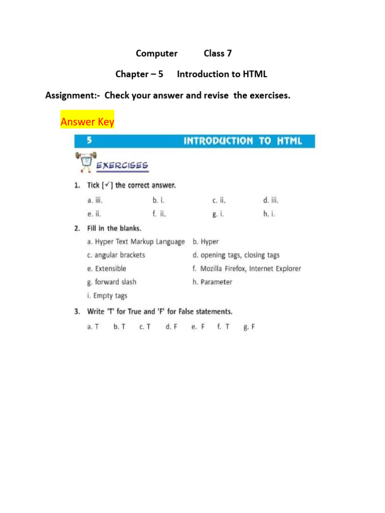CL 7... CH - 5 & 6, Fun With Functions (Answersheet) | PDF