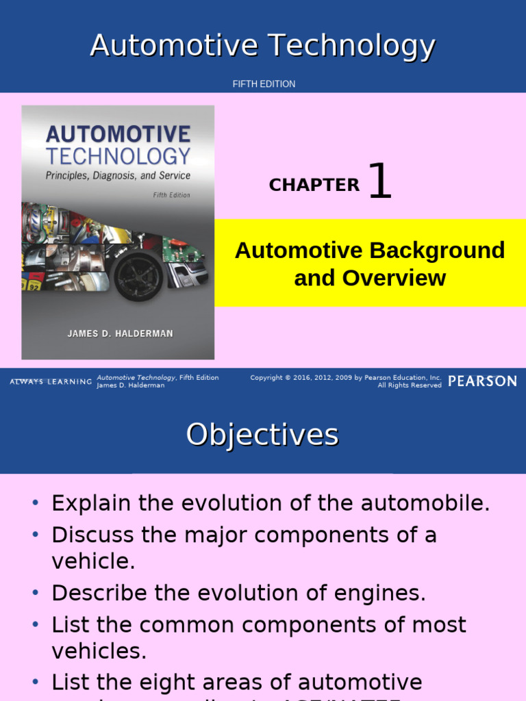 Ch1 - Automotive Background & Overview | PDF | Vehicle Technology | Land Vehicles