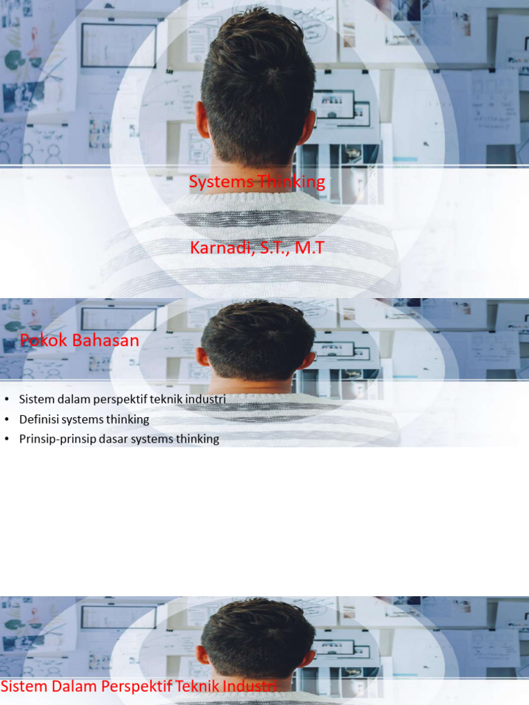 Pertemuan 5 Systems Thinking | PDF