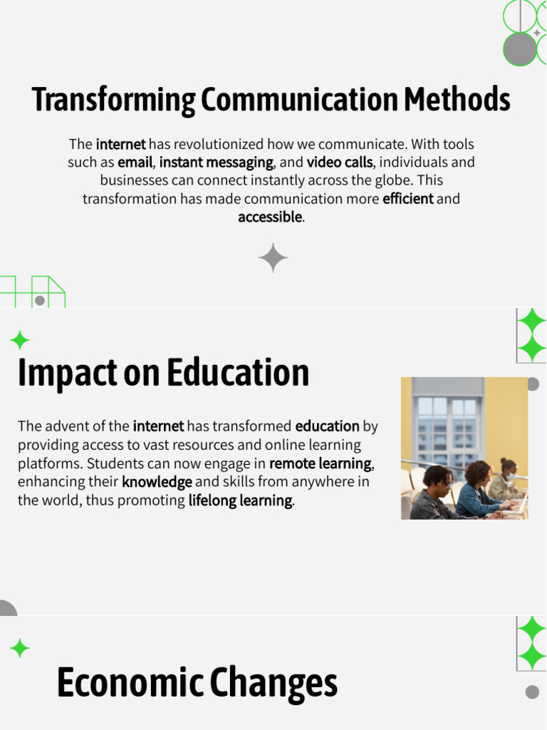 Slidesgo Exploring The Impact of Internet Utilization in Contemporary ...